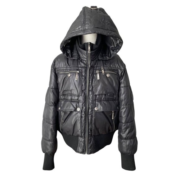 Apple Bottoms | Jackets & Coats | Vintage Apple Bottoms Black Puffer ...